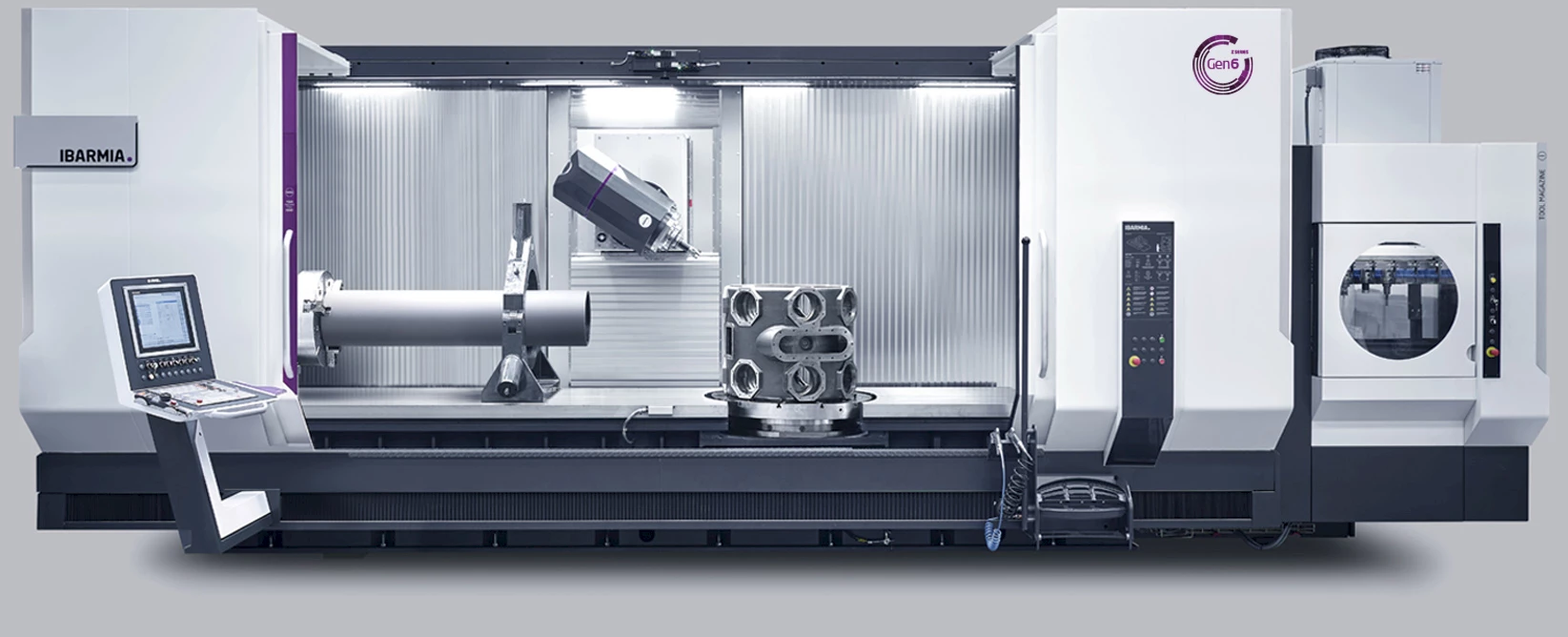 IBARMIA machining centers with fixed table and moving column | Ibarmia