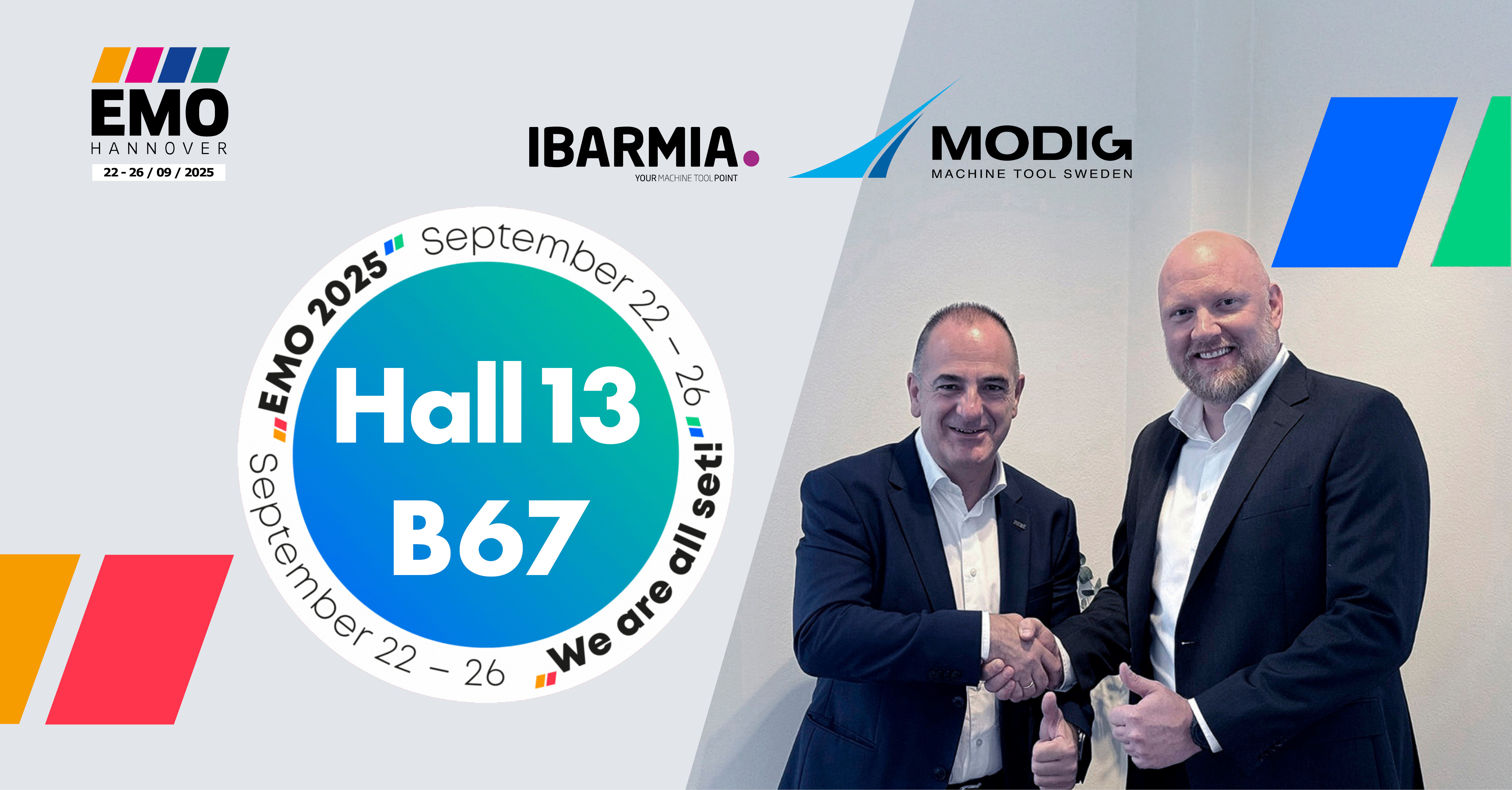 IBARMIA and MODIG join forces at EMO Hannover 2025 | Ibarmia
